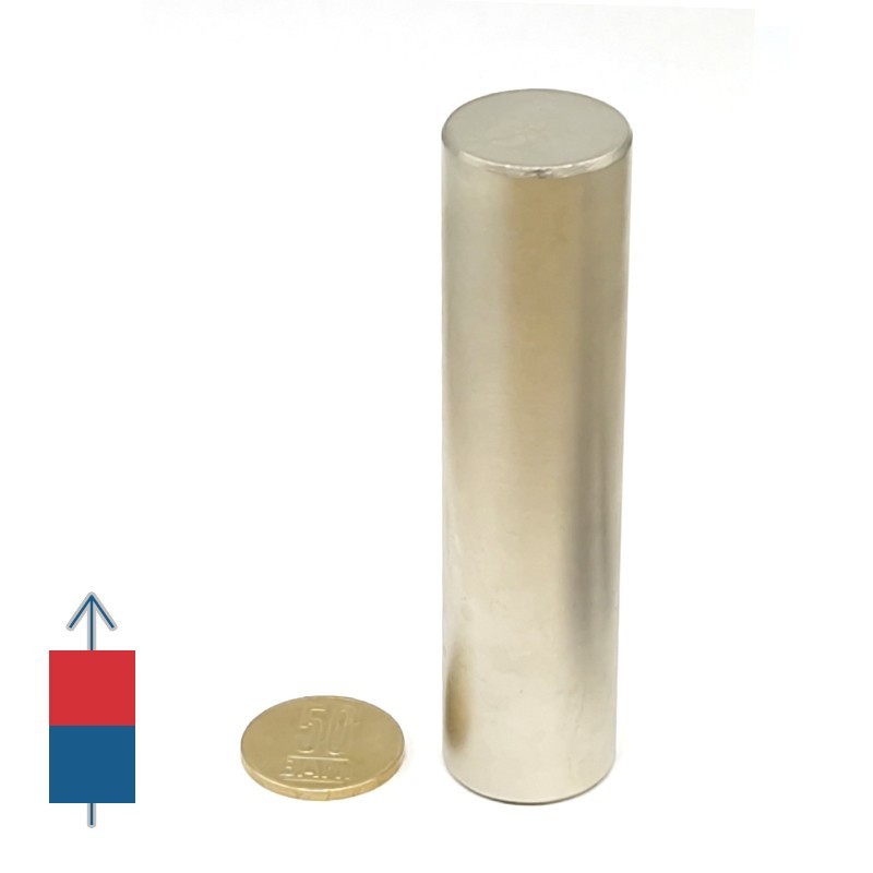Magnet puternic neodim cilindru 25 x 100 mm